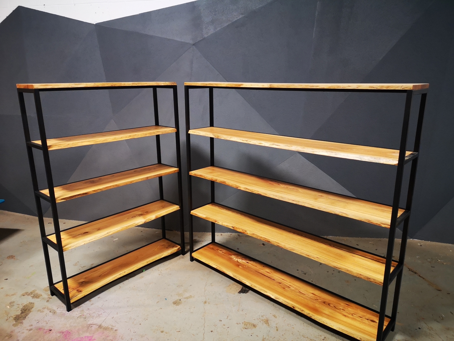 Maple Shelf Unit with Boxframe - Anglewood Furniture