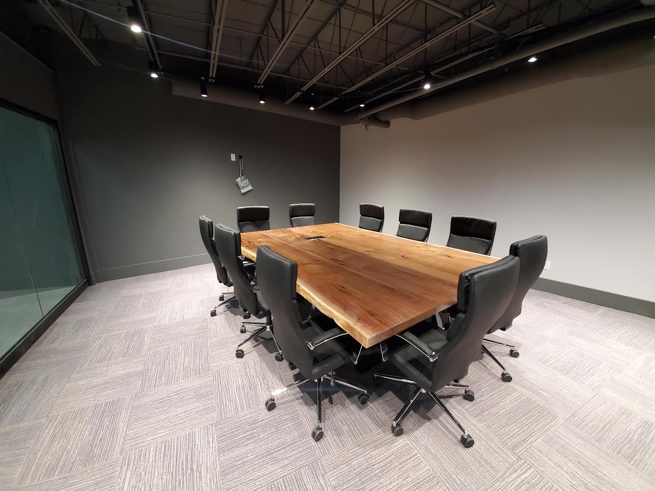 Walnut Live Edge Boardroom Table - Anglewood Furniture