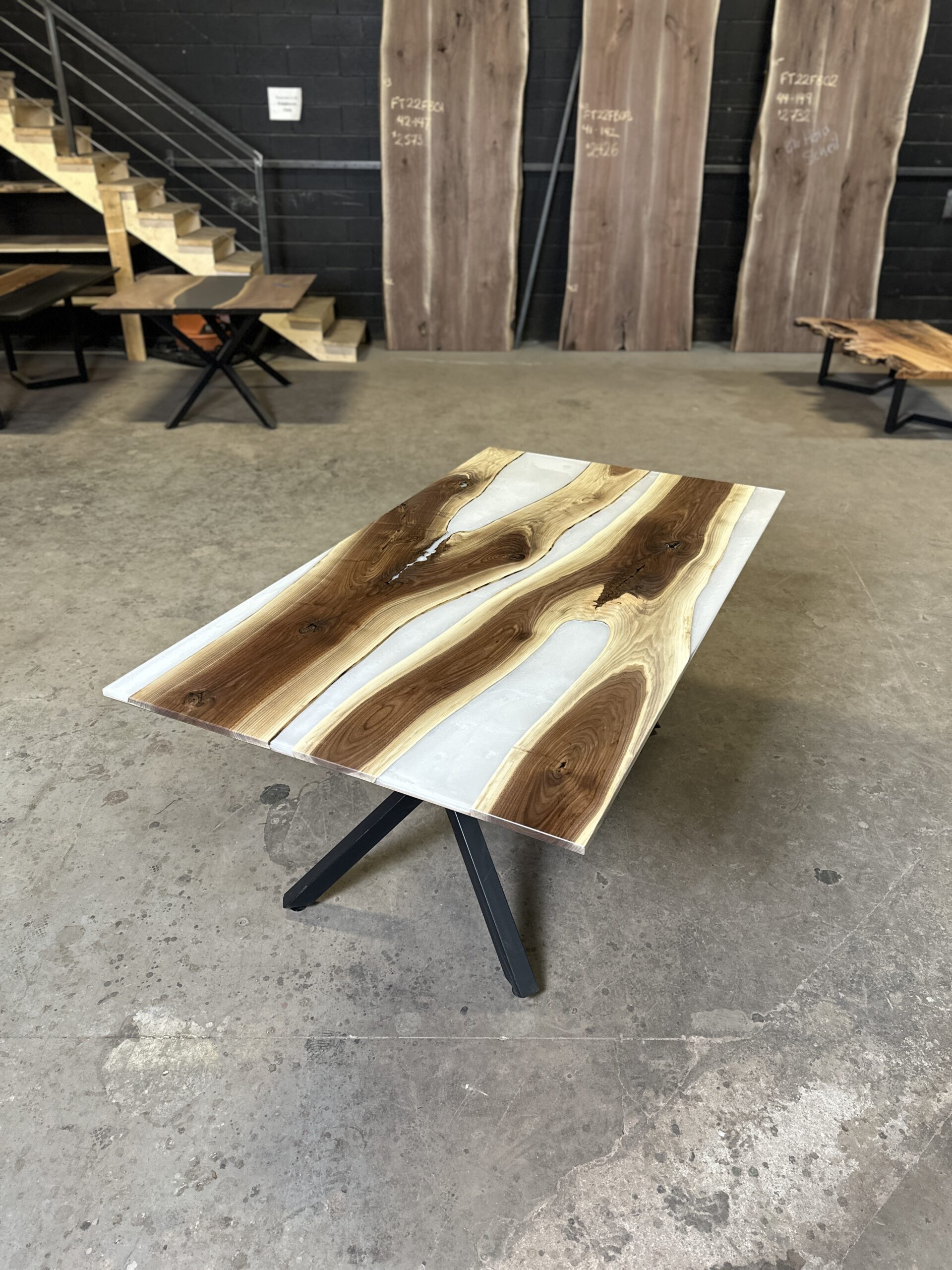 Walnut Dining Table with Urethane Finish - Anglewood Furniture